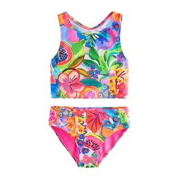 next Bikini M&auml;dchen Gr&ouml;&szlig;e 104 curry / gr&uuml;n / pink / rosa