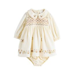 next Dress girl Beige size 9-12 mths