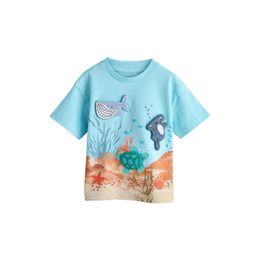 next T-Shirt Jungen Gr&ouml;&szlig;e 116 kitt / saphir / aqua / himmelblau