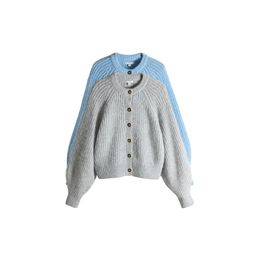 The Set Oversized Cardigan female Blue, Grey size XS