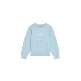 Scalpers Sweatshirt M&auml;dchen Gr&ouml;&szlig;e 116 pastellblau / hellblau