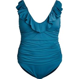 Swim by Zizzi Badeanzug Damen Gr&ouml;&szlig;e XXXL blau