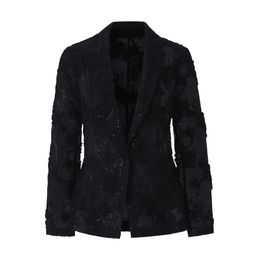 Rich & Royal Rich & Royal Blazer female Black size 40