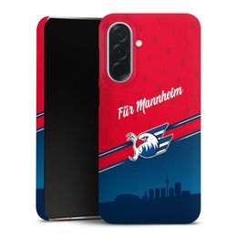 DeinDesign Galaxy A36 5G Handy Premium Case Smartphone Handyh&uuml;lle Schutzh&uuml;lle matt Sports Adler Mannheim Logo Premium Case