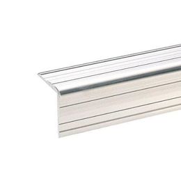 Adam Hall ah Hardware 6110 - Aluminium-Kantenschutz 33 x 33 mm mit Nietenkopfrille