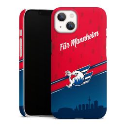 DeinDesign iPhone 13 Handy Premium Case Smartphone Handyh&uuml;lle Schutzh&uuml;lle matt Sports Adler Mannheim Logo Premium Case
