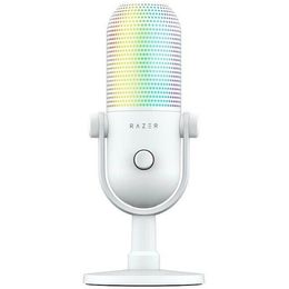 Razer Seiren V3 Chroma RGB-USB-Mikrofon mit Tap-to-Mute, wei&szlig;