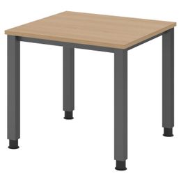 Hammerbacher h&ouml;henverstellbarer Schreibtisch VQS08/E/G eiche