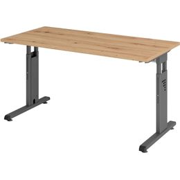Hammerbacher Schreibtisch VOS614/R/G Asteiche