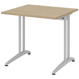 Hammerbacher Schreibtisch VBS08/E/S eiche