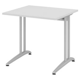 Hammerbacher Schreibtisch VBS08/5/S lichtgrau