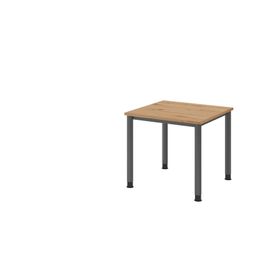 Hammerbacher h&ouml;henverstellbarer Schreibtisch VHS08/R/G asteiche