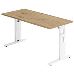 Hammerbacher Schreibtisch VOS614/R/W Asteiche