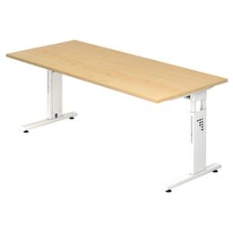 Hammerbacher h&ouml;henverstellbarer Schreibtisch VOS19/3/W ahorn