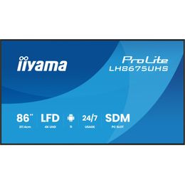 iiyama ProLite LH8675UHS-B2AG Signage Display 218 cm (86 Zoll)