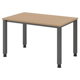 Hammerbacher h&ouml;henverstellbarer Schreibtisch VQS12/E/G eiche