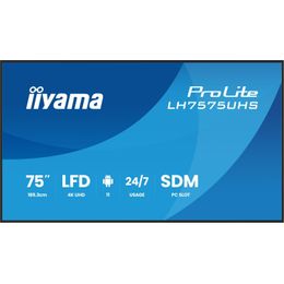 iiyama ProLite LH7575UHS-B2AG Signage Display 190,5 cm (75 Zoll)