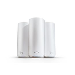Netgear Orbi 870 Serie Tri-Band WiFi 7 Mesh 3er-Set, Classic White