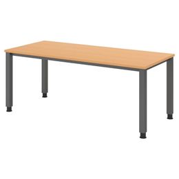 Hammerbacher h&ouml;henverstellbarer Schreibtisch VQS19/6/G buche