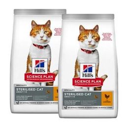 Hill's Hill's Science Plan Trockenfutter Katze, Adult, Sterilised Huhn 2x3 kg