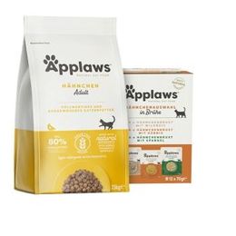 Applaws Adult Mischf&uuml;tterungs-Set Applaws Adult Huhn 2kg + Applaws Multipack Adult Huhn Variation 12x70g