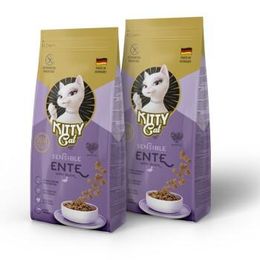 KittyCat Trockenfutter Katze, Adult, Ente Sensible 2x3 kg
