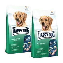Happy Dog fit & vital Trockenfutter Hund Adult, Maxi 2x14 kg