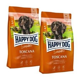 Happy Dog Sensible Trockenfutter Hund Adult, Toscana 2x12,5 kg