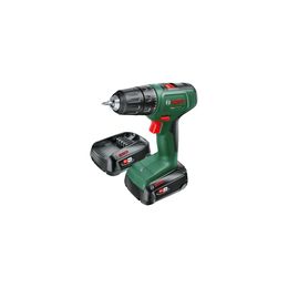 Bosch Akku-Zweigang-Bohrschrauber EasyDrill 18V-40: 2 Akkupacks PBA 18V 1,5Ah W-A (06039D8002)