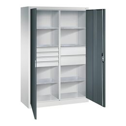 C+P Werkzeugschrank mit Schubladen Acurado, 1950x1200x500mm, 7035/7016 ; C + P M&ouml;belsysteme (8931-3041|S10328)
