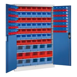 C+P Magazinschrank Acurado, 1950x1200x500mm, 7035/5010 ; C + P M&ouml;belsysteme (8931-502|S10094)