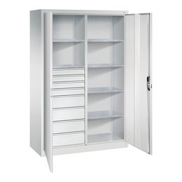 C+P Werkzeugschrank mit Schubladen Acurado, 1950x1200x500mm, 7035/7035 ; C + P M&ouml;belsysteme (8931-305|S10328)