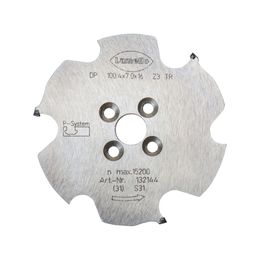 Lamello P-System Nutfr&auml;ser CNC, DP, D100.4x7xD16 mm, Z3, NL 4xD5.5xD28 mm (132144)