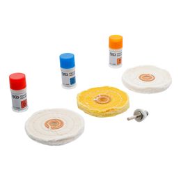 BGS-technic BGS Polier-Sortiment f&uuml;r weiche Metalle, 7-tlg. ; BGS technic (3990)