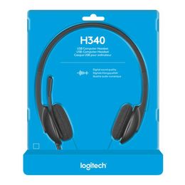 Logitech Headset Stereo sw, Retail H340 USB (52-990-032)