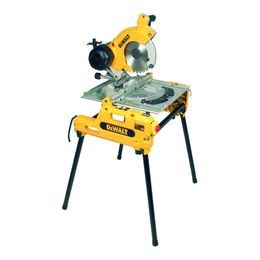 Dewalt DW743N-QS Tisch-, Kapp- und Gehrungss&auml;ge aus Kunststoff und Metall, 2000 Watt, 250 mm)