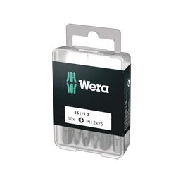 Wera 851/1 Z DIY Bits, PH 2 x 25 mm, 10-teilig (05072401001)