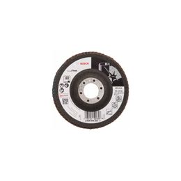 Bosch F&auml;cherschleifscheibe X581 Best for Inox gewinkelt 115 mm 40 Glasgewebe (2608608263)