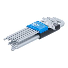 BGS-technic BGS Winkelschl&uuml;ssel-Satz T-Profil (f&uuml;r Torx) mit Kugelkopf T10 - T50 9-tlg. ; BGS technic (818)