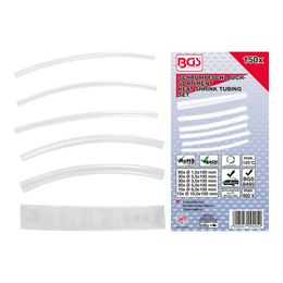 BGS-technic BGS Schrumpfschlauch-Sortiment 9405, transparent, 150-tlg. ; BGS technic)