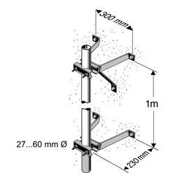 Kathrein Masthalteb&uuml;gel ZTH 01 (218362)