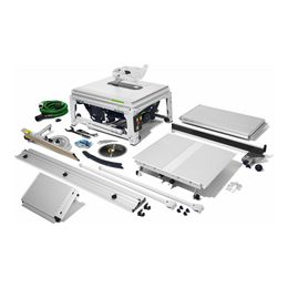 FESTOOL TKS 80 EBS-Set Tischkreiss&auml;ge mit integriertem SawStop-System und vielseitigen Zubeh&ouml;rteilen f&uuml;r pr&auml;zises S&auml;gen von Holzwerkstoffen, 575828)