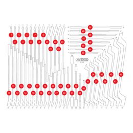 KS Tools Leere Schaumstoffeinlage zu 811.0050 (811.0050-97)