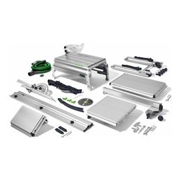 FESTOOL CS 50 EBG-set PRECISIO Tischzugs&auml;ge aus Kunststoff und Metall mit Parallelanschlag, Winkelanschlag, Schiebetisch und S&auml;geblatt f&uuml;r Holz oder Kunststoff, 1200 Watt - 574772)