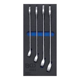 BGS-technic BGS Werkstattwageneinlage 1/3: Maul-Ringschl&uuml;ssel-Satz SW 24 - 32 mm 4 teilig ; BGS technic (4083)