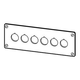 Eaton Einbautableau f. NOT-AUS-Taster M22-E6 (216547)