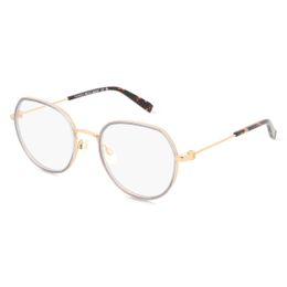 Tommy Hilfiger TH2096 Brille Damen | Fassung: Vollrand, Rund, Gold Grau
