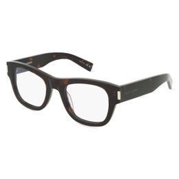 SAINT LAURENT SL 698 BOLD CORNER ANGLE Brille Unisex | Fassung: Vollrand, Quadratisch, Havanna