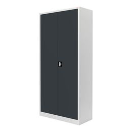 STIER Universalschrank mit 4 Fachb&ouml;den 1800x800x380mm anthrazitgrau verschwei&szlig;t (905961)