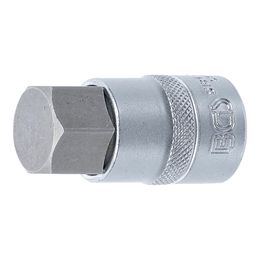 BGS-technic BGS Bit-Einsatz 5184-H22, Antrieb Innenvierkant 12,5 mm (1/2"), Innensechskant 22 mm ; BGS technic)